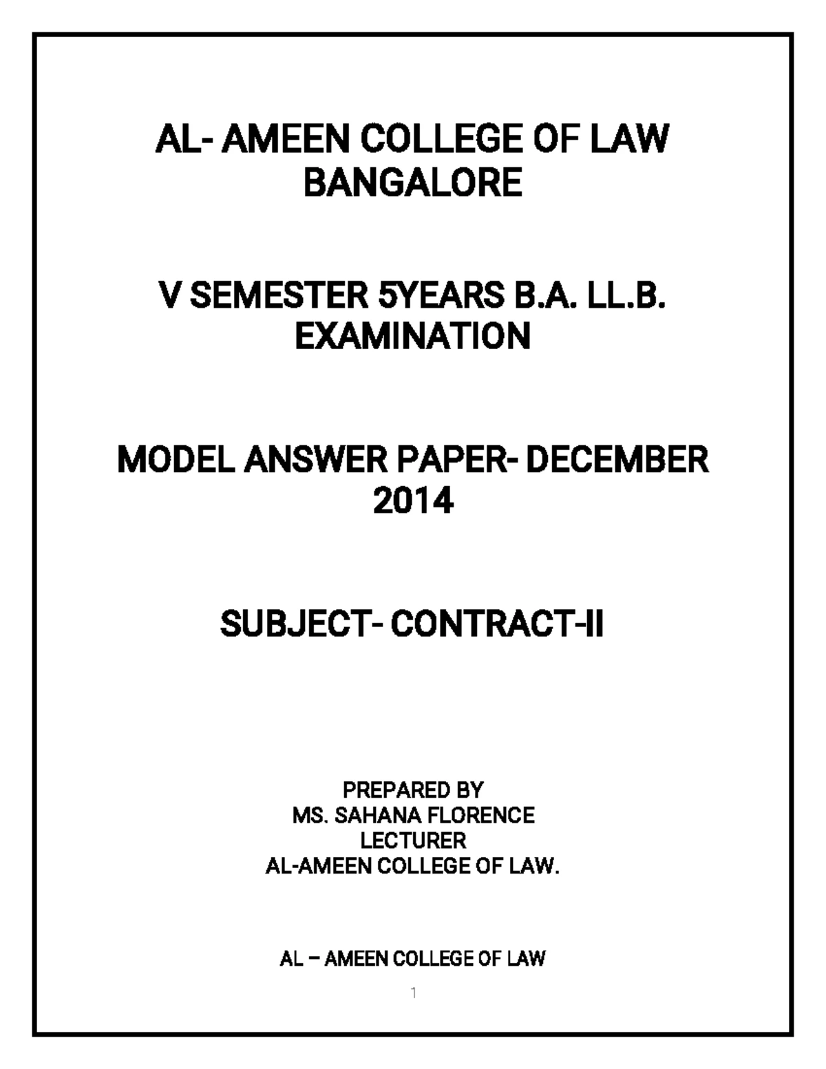 LLB Syllabus - KARNATAKA STATE LAW UNIVERSITY SYLLABUS COURSES ...