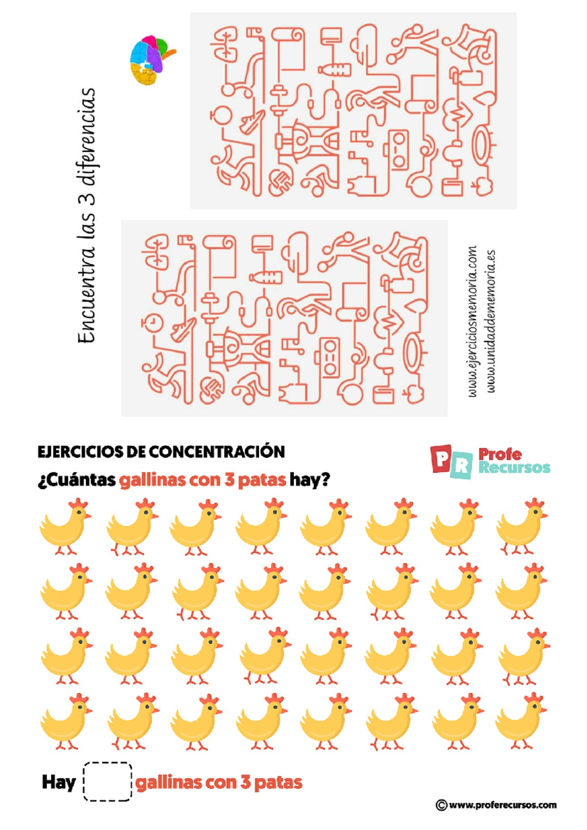 Ejercicios de Concentración y Bingo de la Autoestima - Studocu