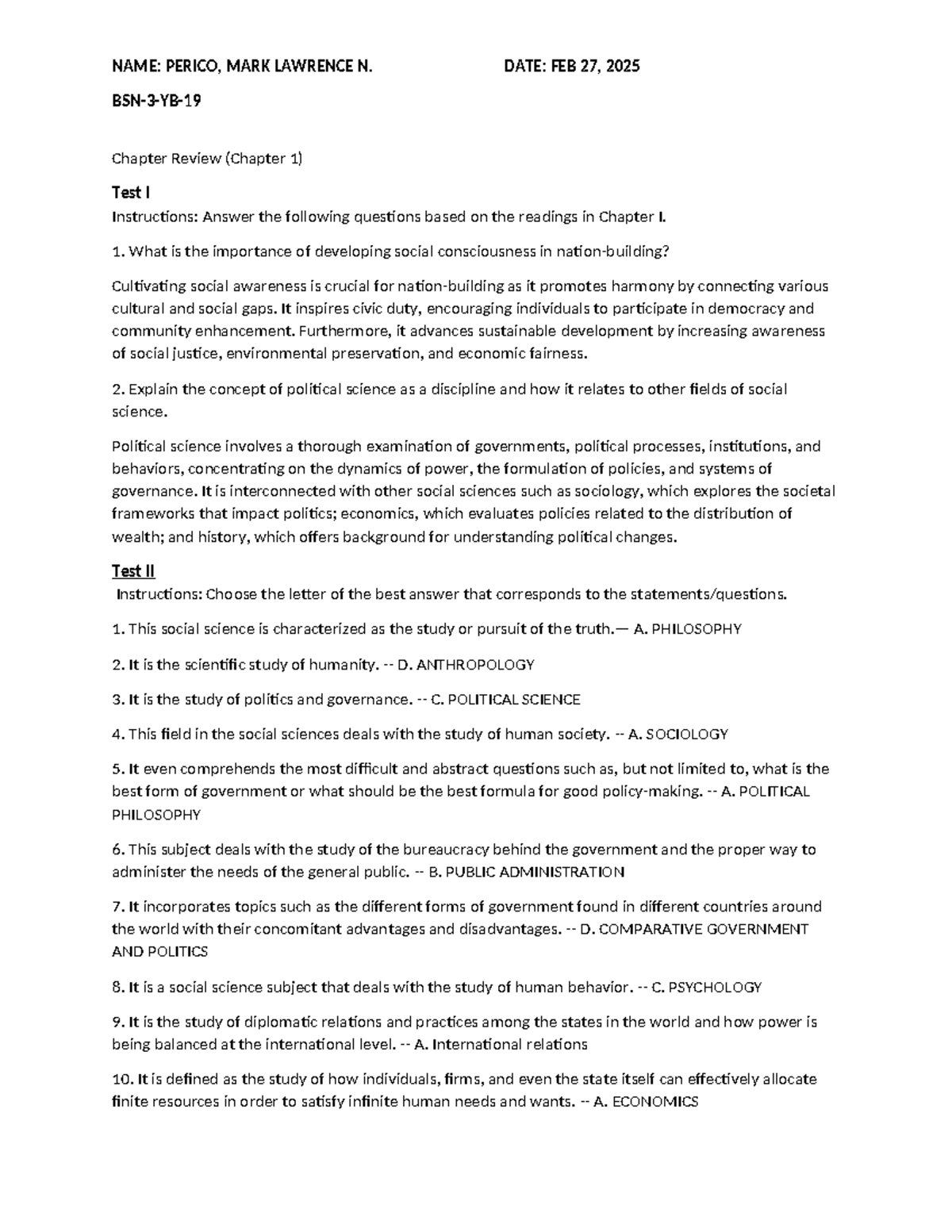 Ppgcassignment - assignment for midterm executive, legislative and ...