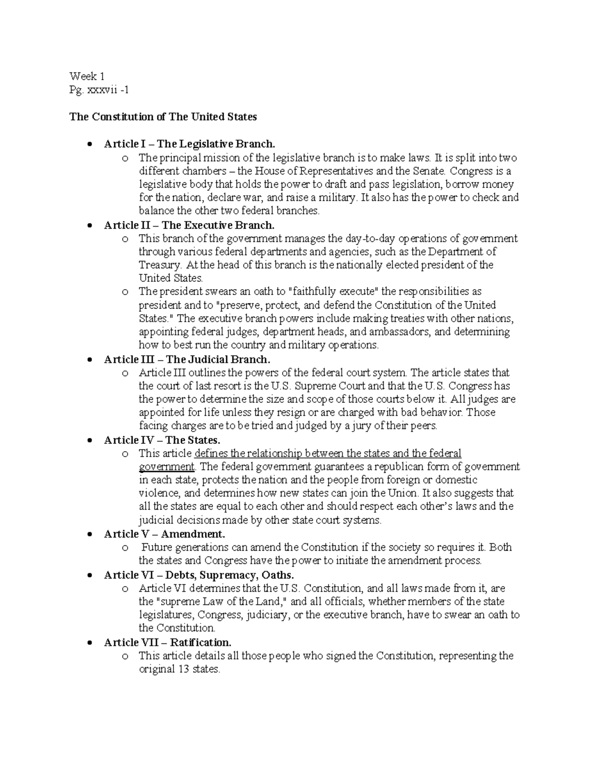 A Comprehensive Analysis of the U.S. Constitution and Its Implications ...