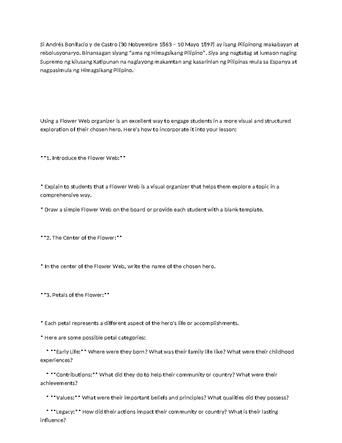 Mga Bayani ng Pilipinas: Pagsusuri sa mga Gawa at Pamana ng mga Bayani ...