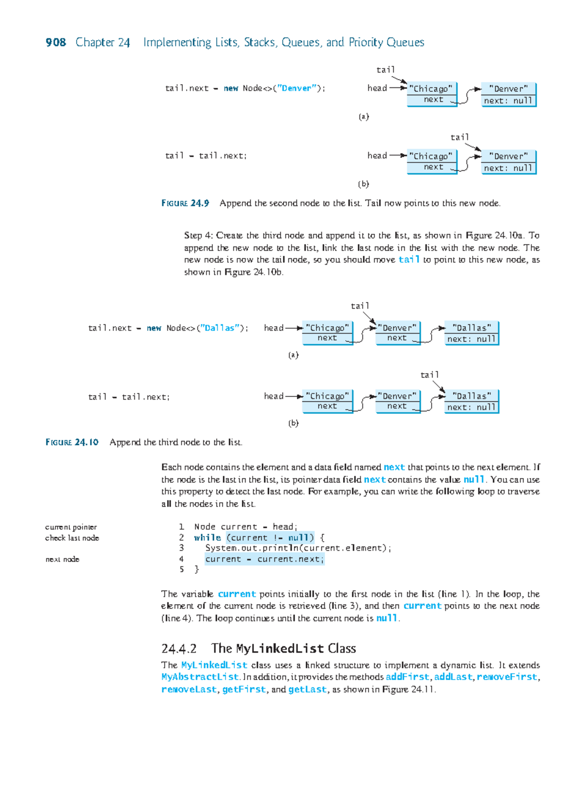 Java Programming Notes: Chapter 24 - Implementing Lists & Queues - Studocu