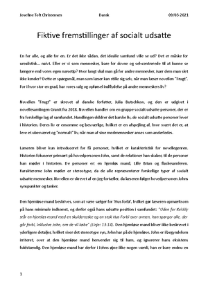 Analyse af "Pernille" af Herman Bang, eksamen - Dansk (Gemt automatisk ...