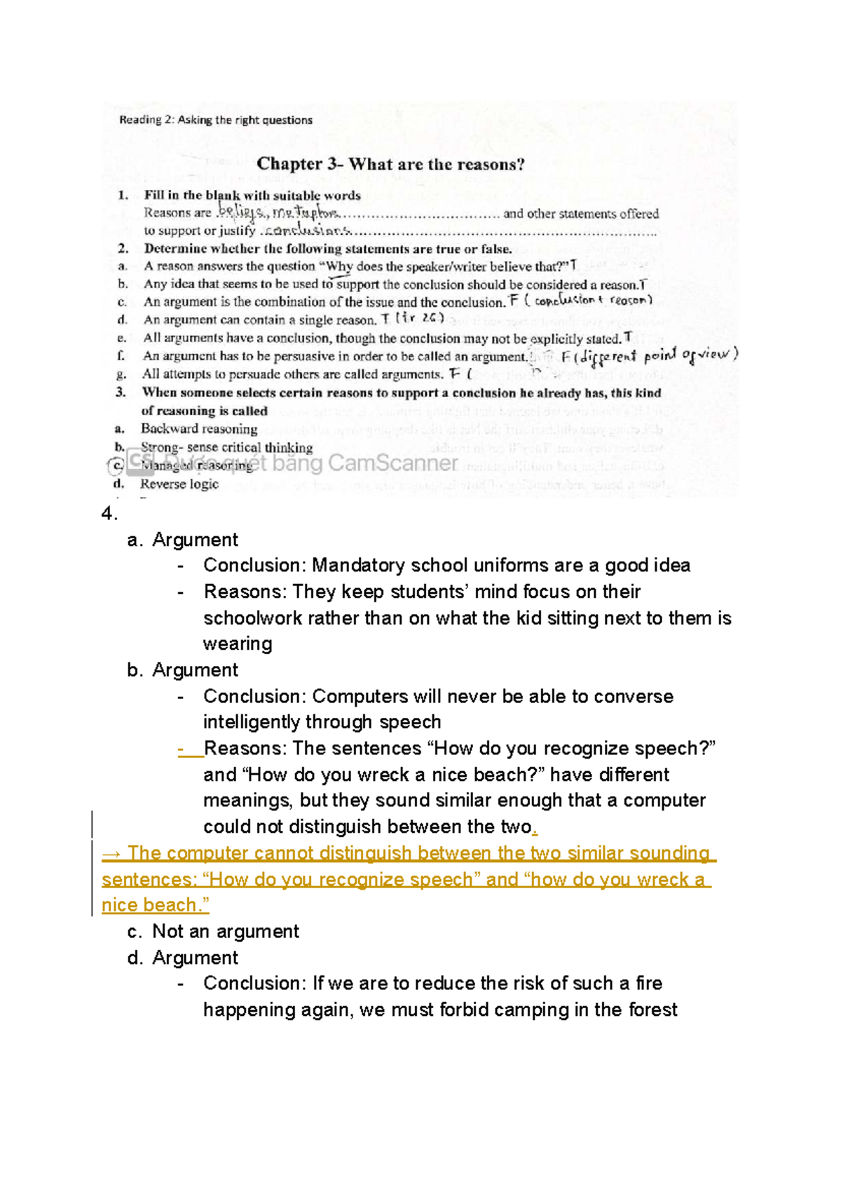 Argument Analysis and Conclusions: School Uniforms, Media, and ...
