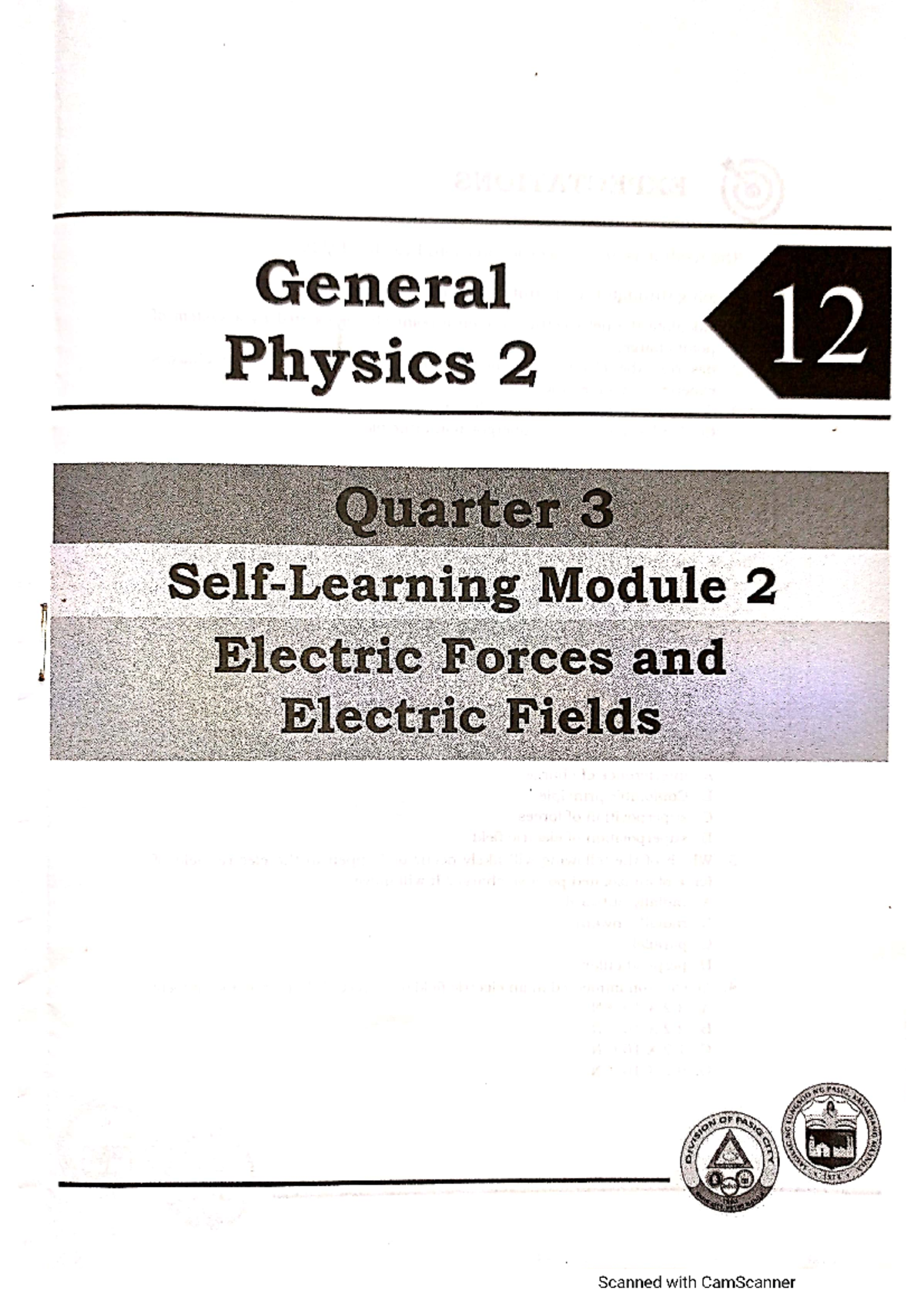 General Physics 1 Q3 Module 1 Overview and Key Concepts - Studocu
