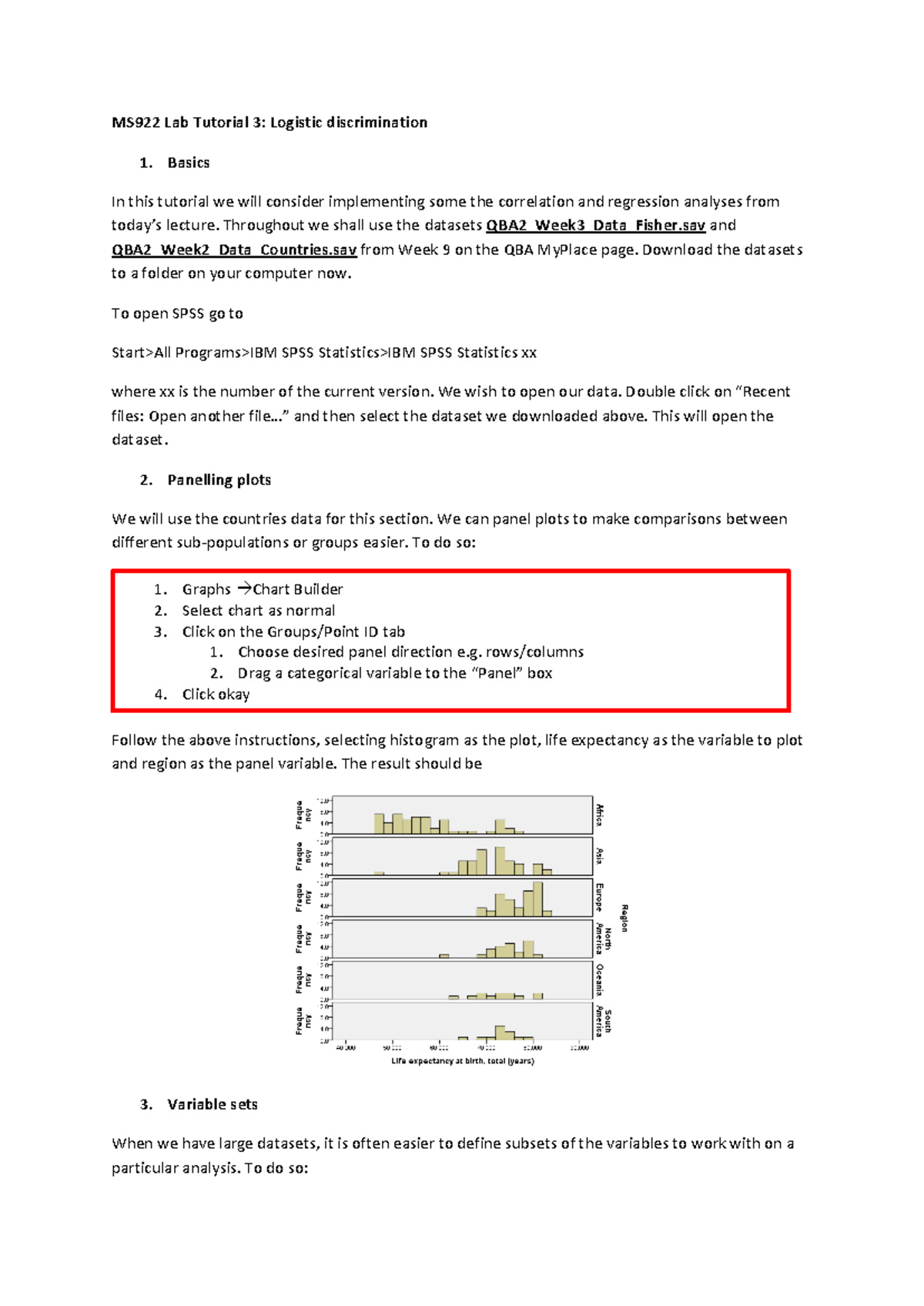 MS922 Lab Tutorial 3: Implementing Logistic Discrimination Techniques ...