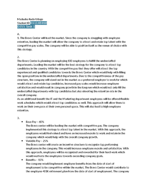 C200 Task 2 - Pass - Organization and Leadership Evaluation C200 – Task ...