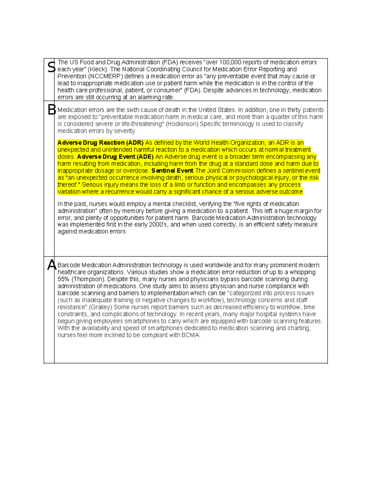 Reflection Assessment D235 Interprofessional Leadership in Healthcare ...