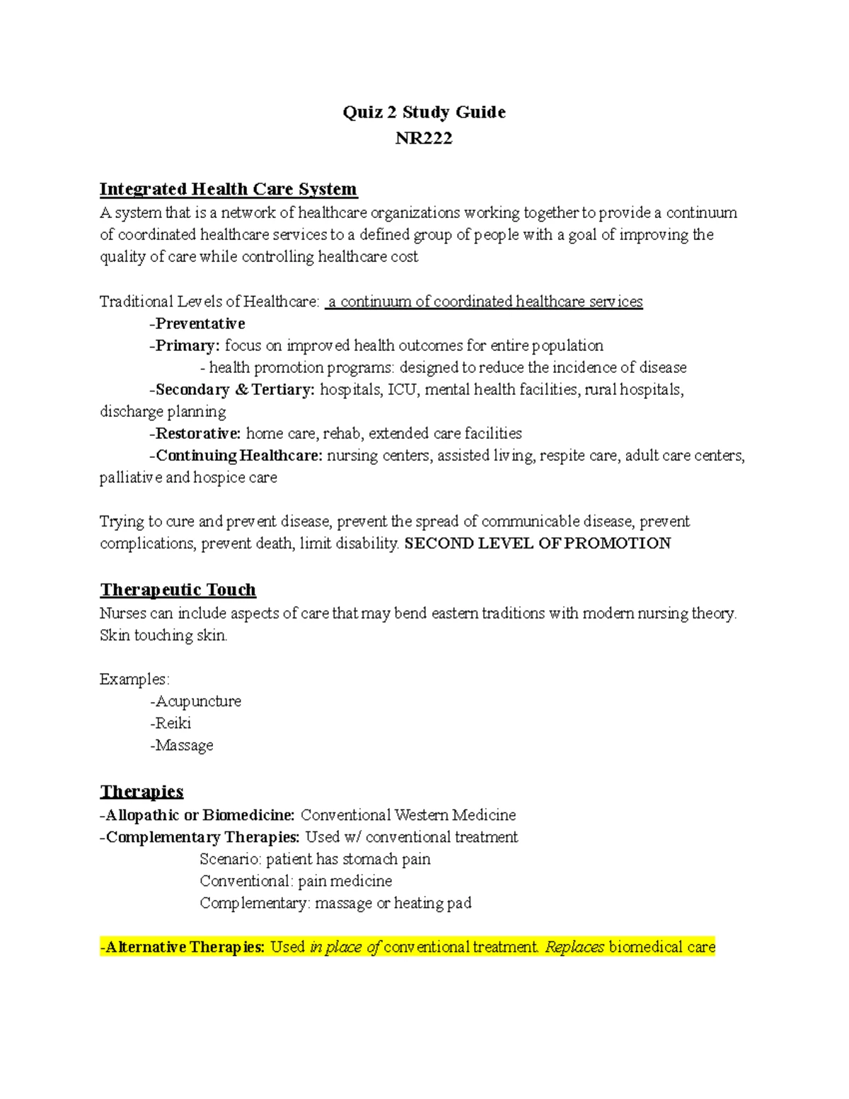 NR222 Quiz 1 - Study guide - NR222 Quiz 1: 1) Identify:a. Role ...