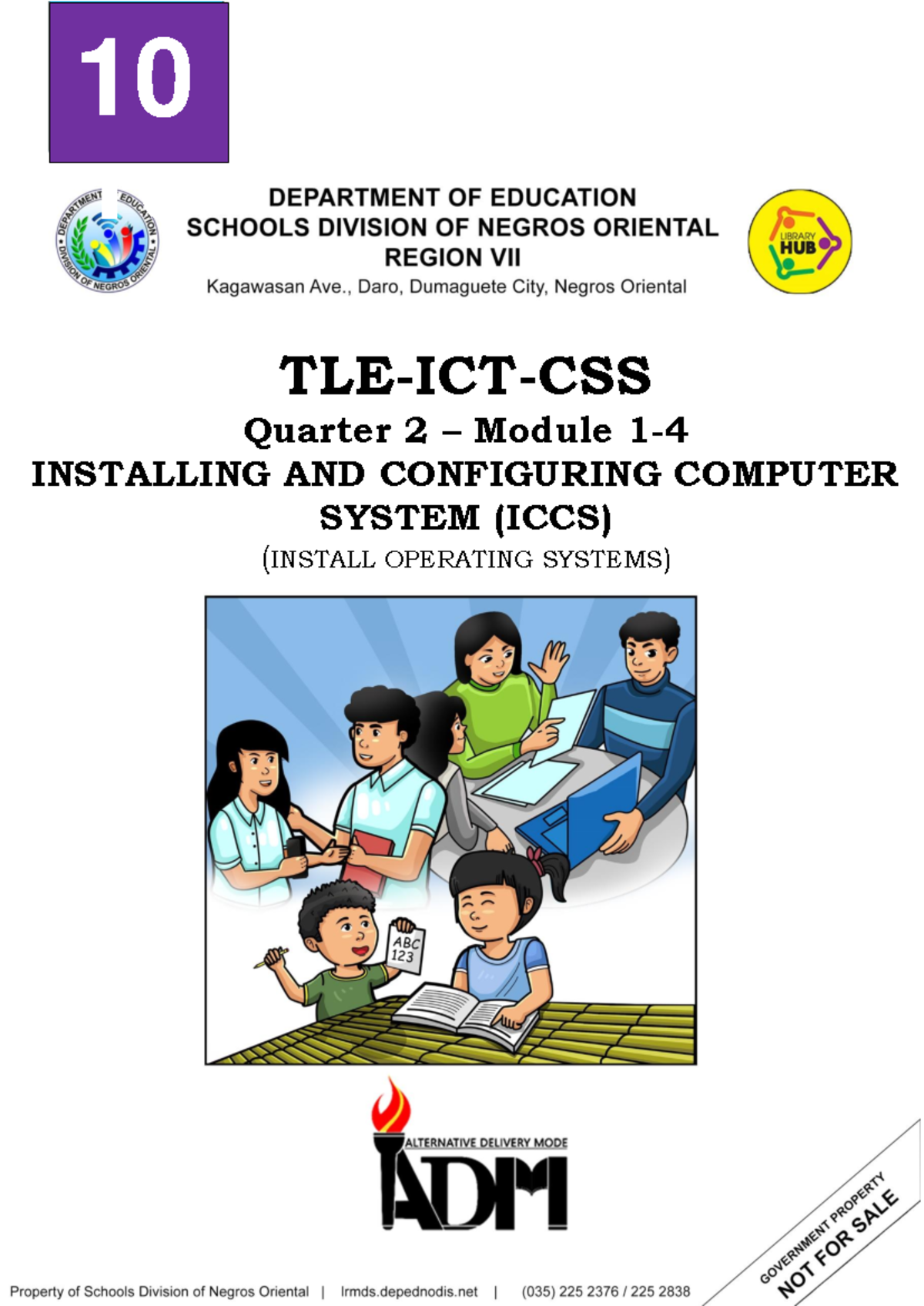TLE-ICT-CSS-10-Q2 Module 1-4: Installing Computer Systems (ICCS) - Studocu