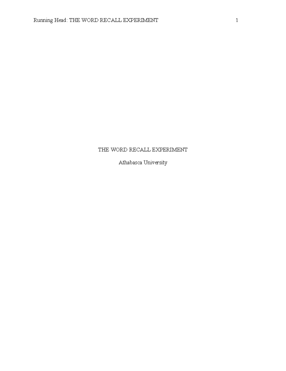 PSYC304 Final Exam: The Impact of Word Organization on Recall - Studocu