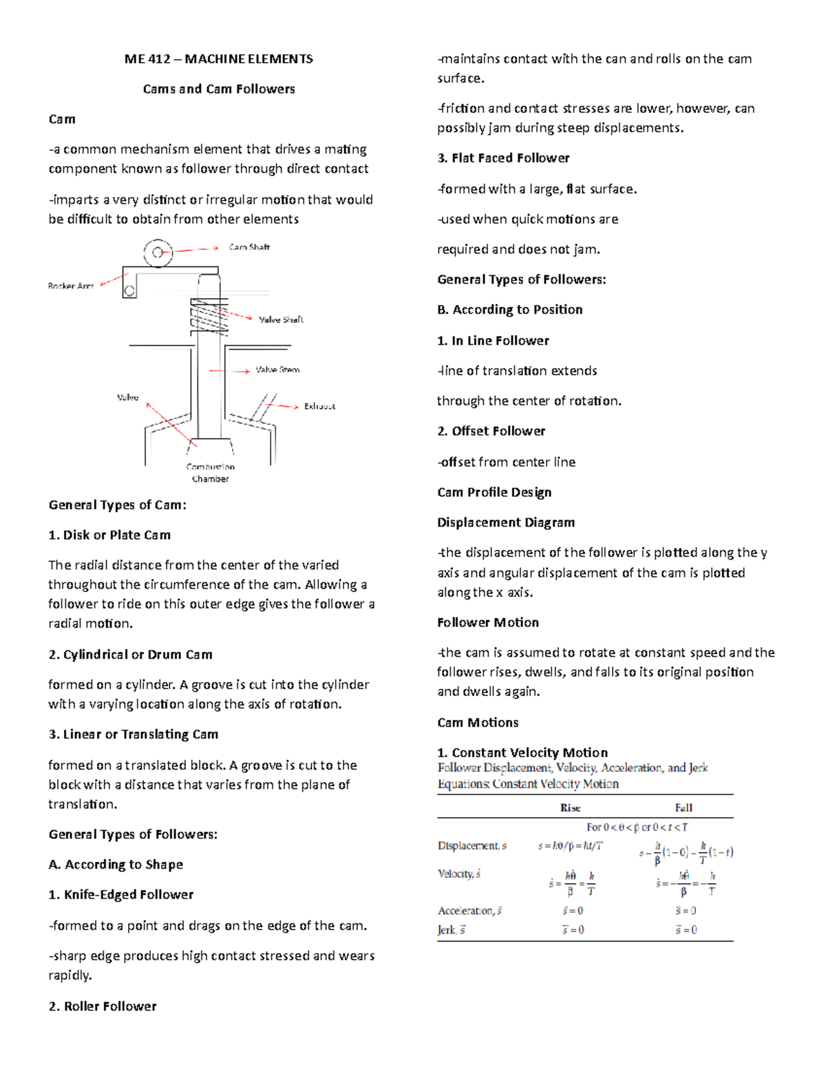 MAEL Finals - Notes For Machine Elements - ME 412 – MACHINE ELEMENTS ...