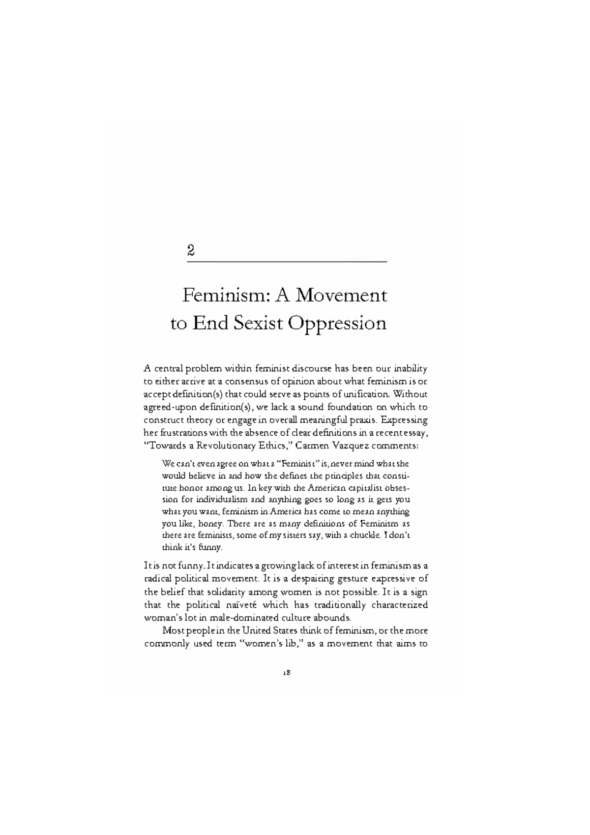 Feminism 101: Understanding the Struggle Against Sexist Oppression ...