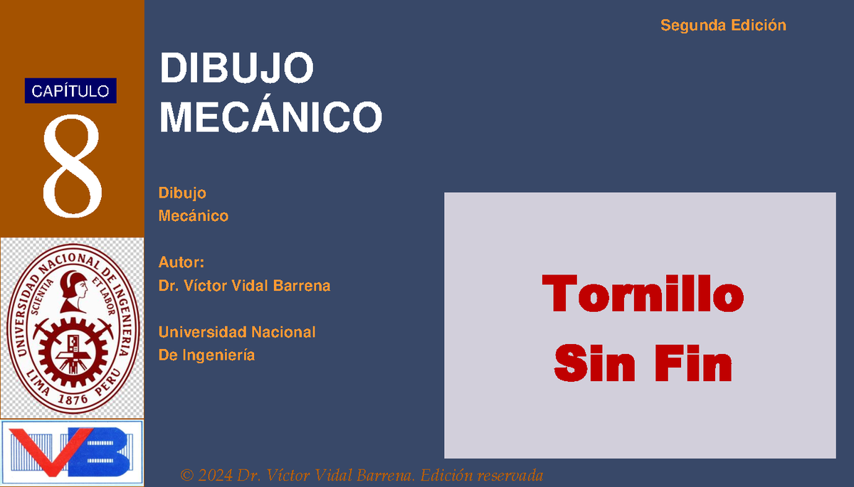 Capítulo 08: Estudio del Tornillo Sin Fin en Dibujo Mecánico - Studocu