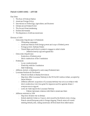 Period 6 APUSH Notes - Period 6 APUSH 1865 - 1898 The Settlement of the ...