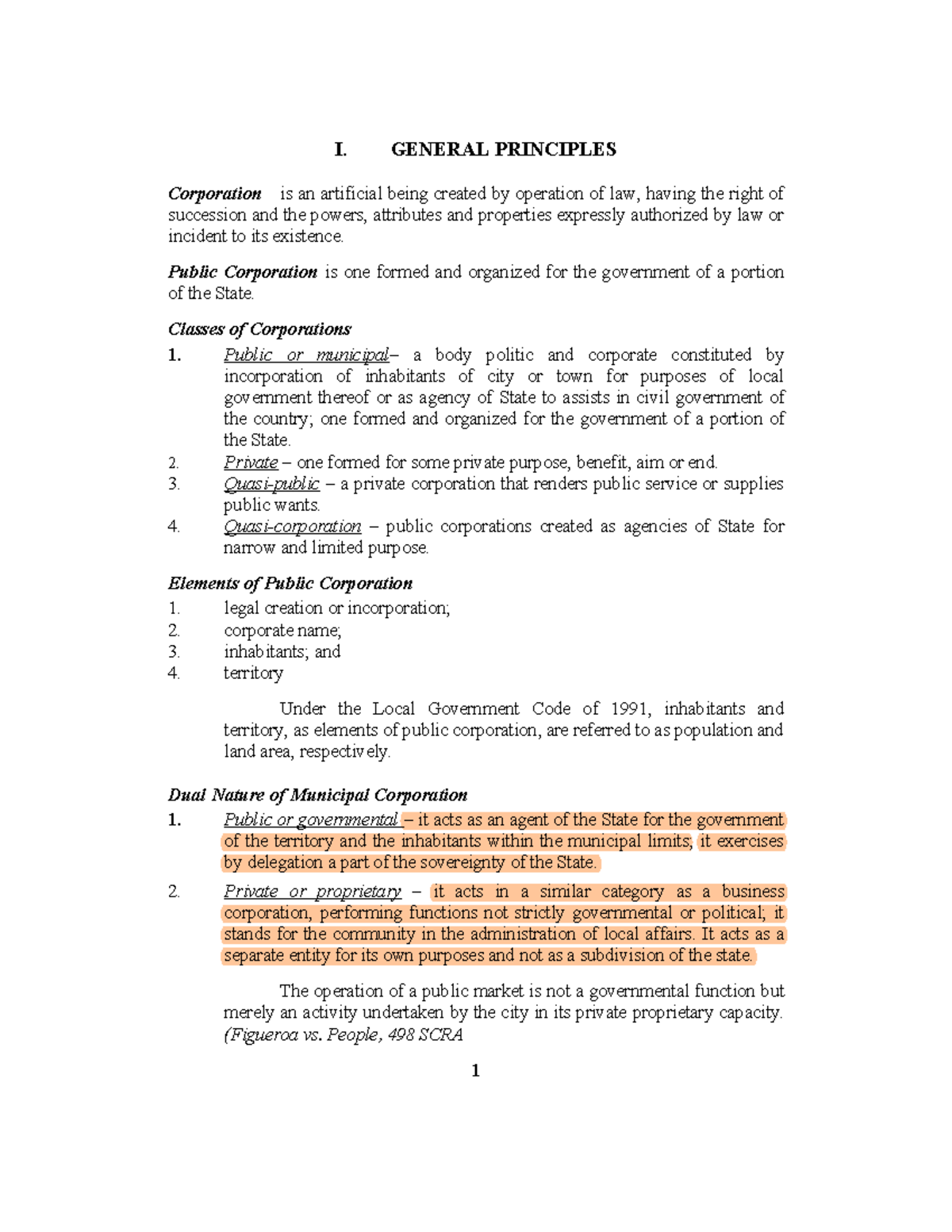 Local Government Code Reviewer: Key Principles and Provisions - Studocu