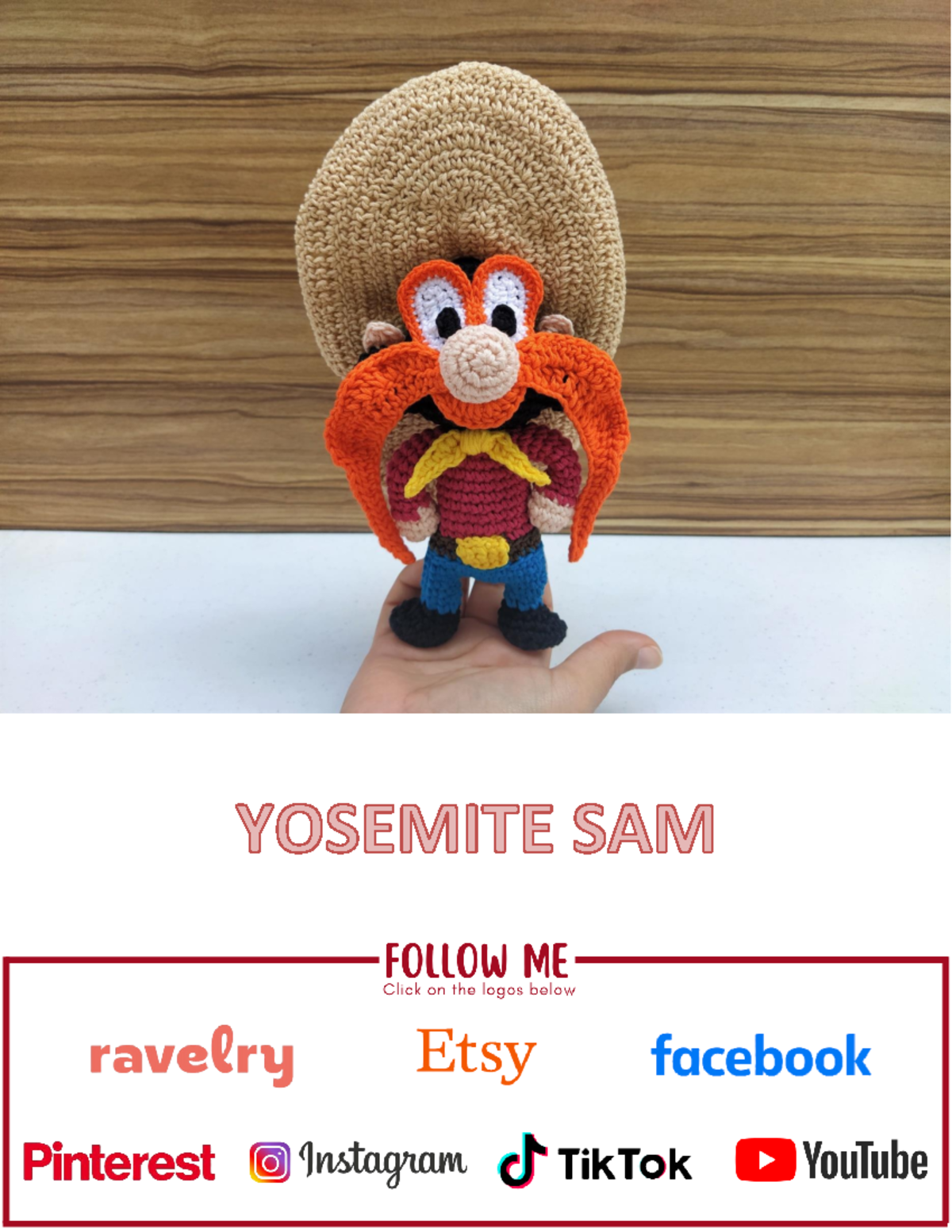Crochet Pattern: Yosemite Sam Amigurumi (Course Code: 503752) - Studocu