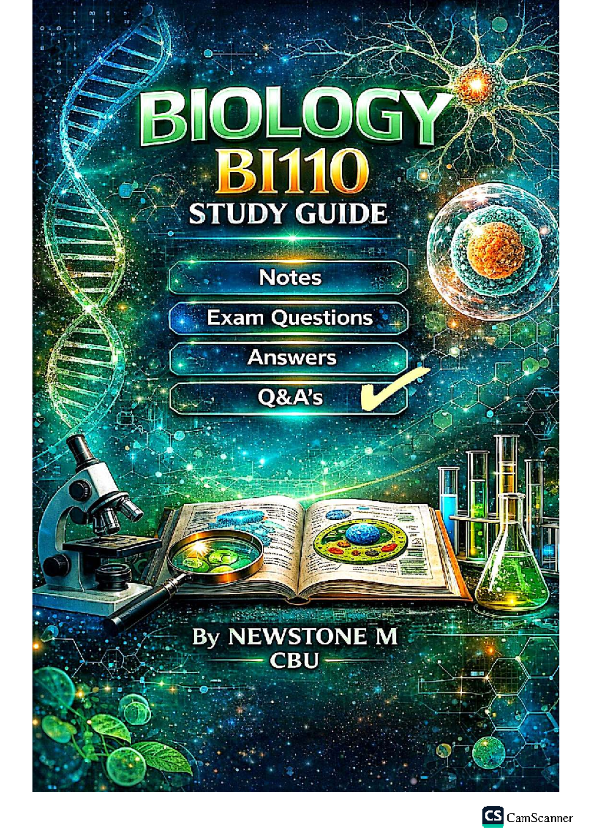 BIOLOGY BI110 CELL STRUCTURE & FUNCTION STUDY GUIDE Q&A - Studocu