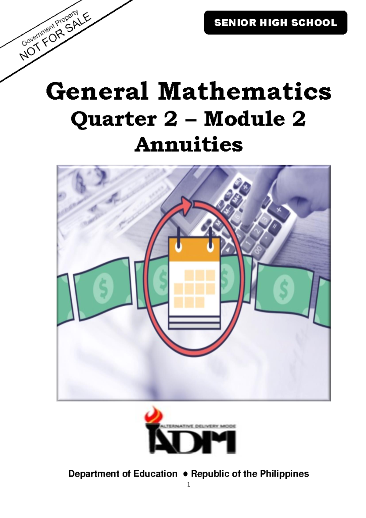 Gen Math G 11 Q2 Mod2 Annuities Version 2 - General Mathematics Quarter ...