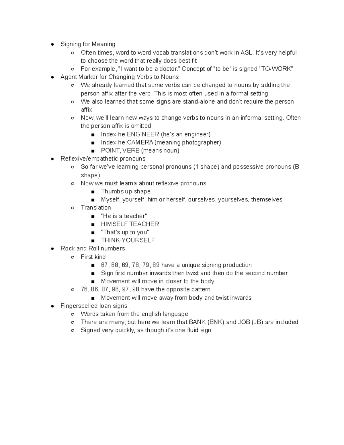 Unit 11 4 13 - ASL intro on various misc details about signing ...