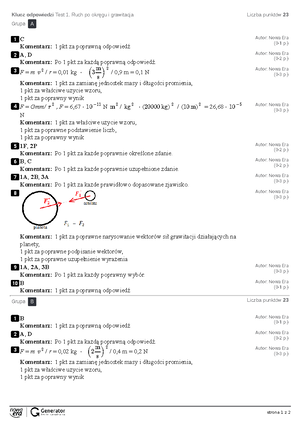 FIZYKA 101: Ruch Po Okręgu - Notatki i Wzory do Zapamiętania - Studocu