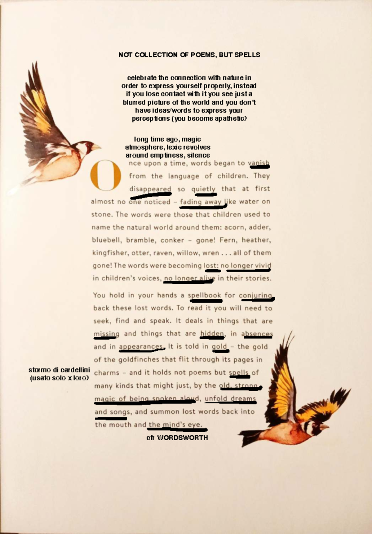 The Lost Words & Adder: Nature's Connection in English Lit - Studocu