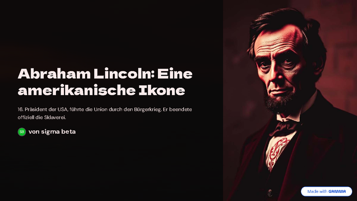 Abraham Lincoln: Eine amerikanische Ikone - Einfluss und Vermächtnis ...