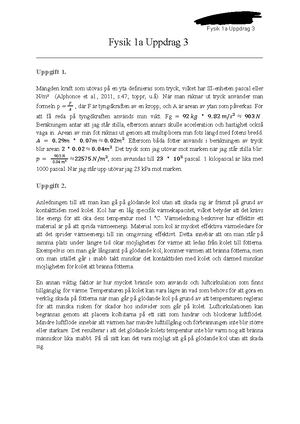 Formel och tabellsamling Fysik 1 och 2 - Formel- och tabellsamling för Fysik Fysikformelsamling ...
