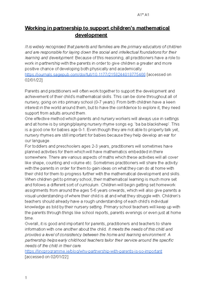 [Solved] Discuss the role of the early years practitioner when ...