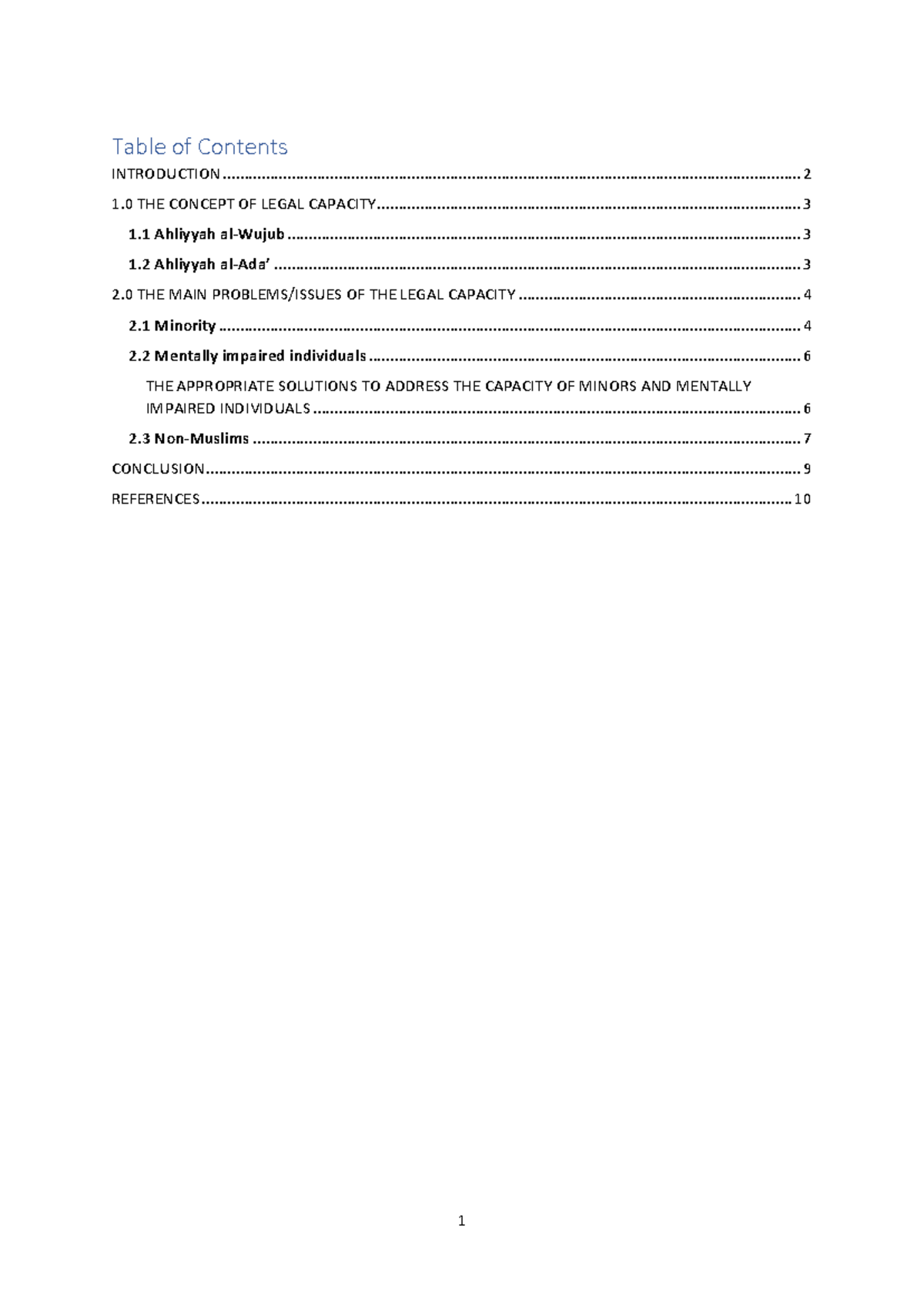Understanding Legal Capacity in Islamic Law - ISB542 Assignment - Studocu