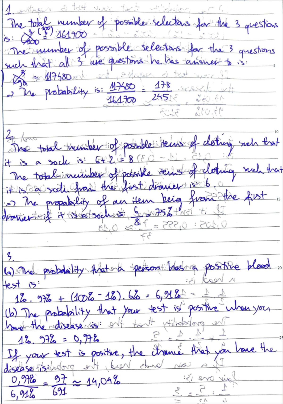 Probability and Combinatorics Test Notes (Course Code: 1. evituper 5 ...