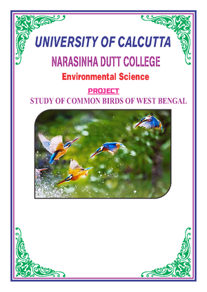 Project SEM 6 bcom cu - PROJECT REPORT (Submitted for the degree of B ...