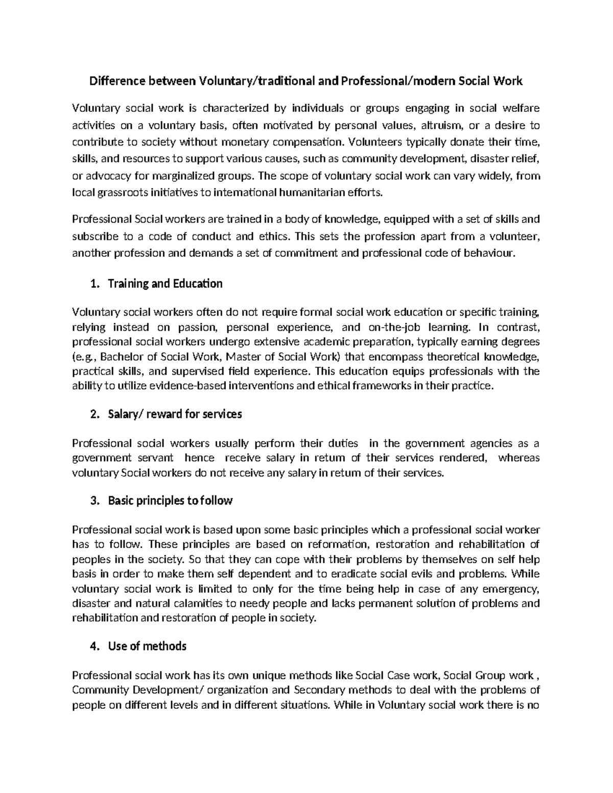 Social WORK Summary - ORANGE BOOK FOURTH EDITION - OCIAL WELFARE AND ...