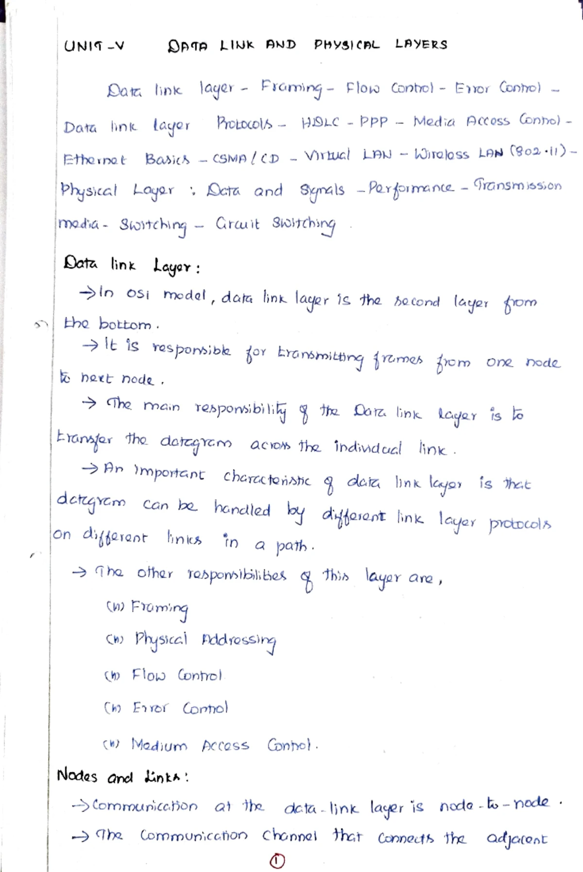 CN Unit 3 - Comprehensive Notes on the Network Layer Protocols - Studocu