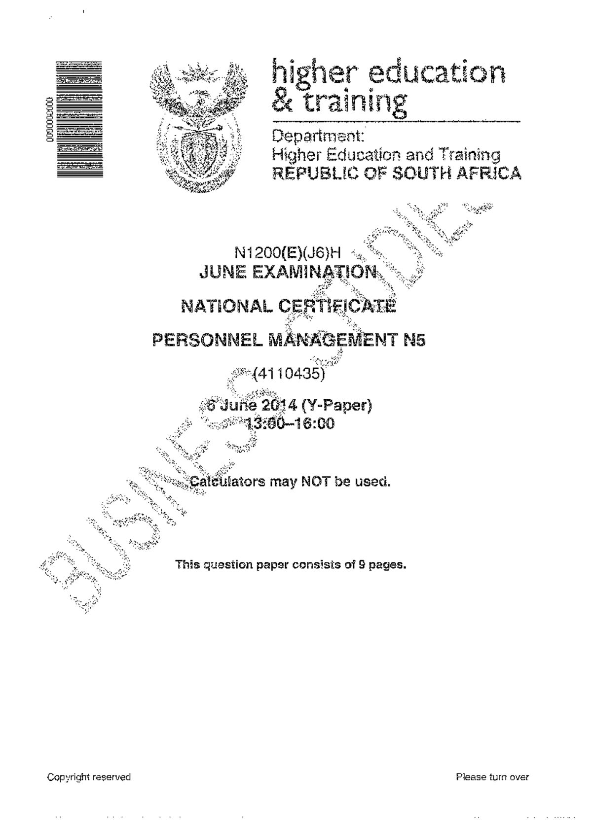 Module 1: Training and Development in RSA - Human Resource Training N5 ...