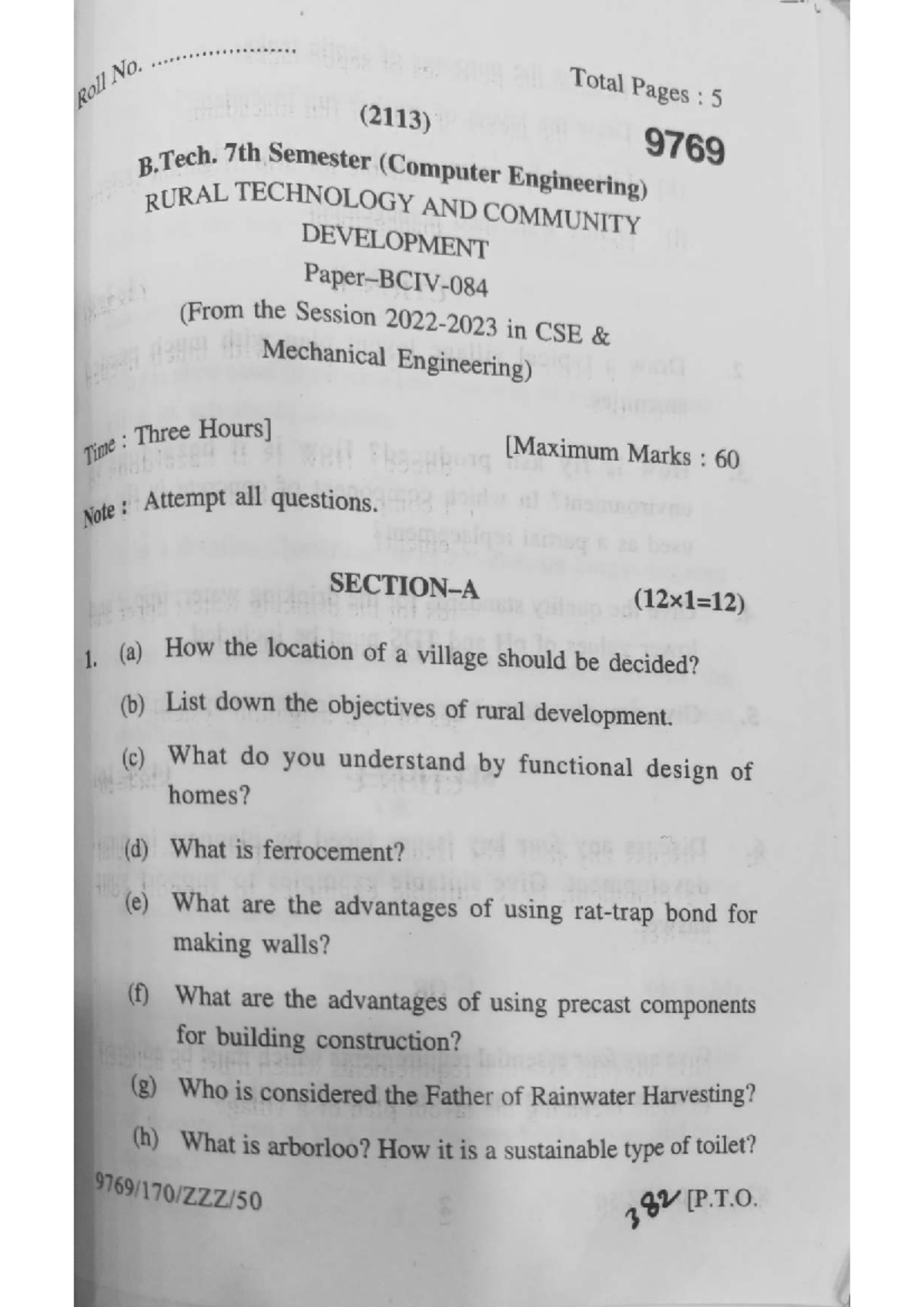 RTCD - Assignment on Rural Technology & Community Development - Studocu