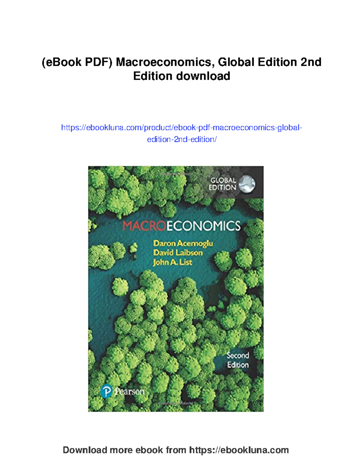 Macroeconomics Global Edition 2nd Ed: Comprehensive eBook PDF Guide ...