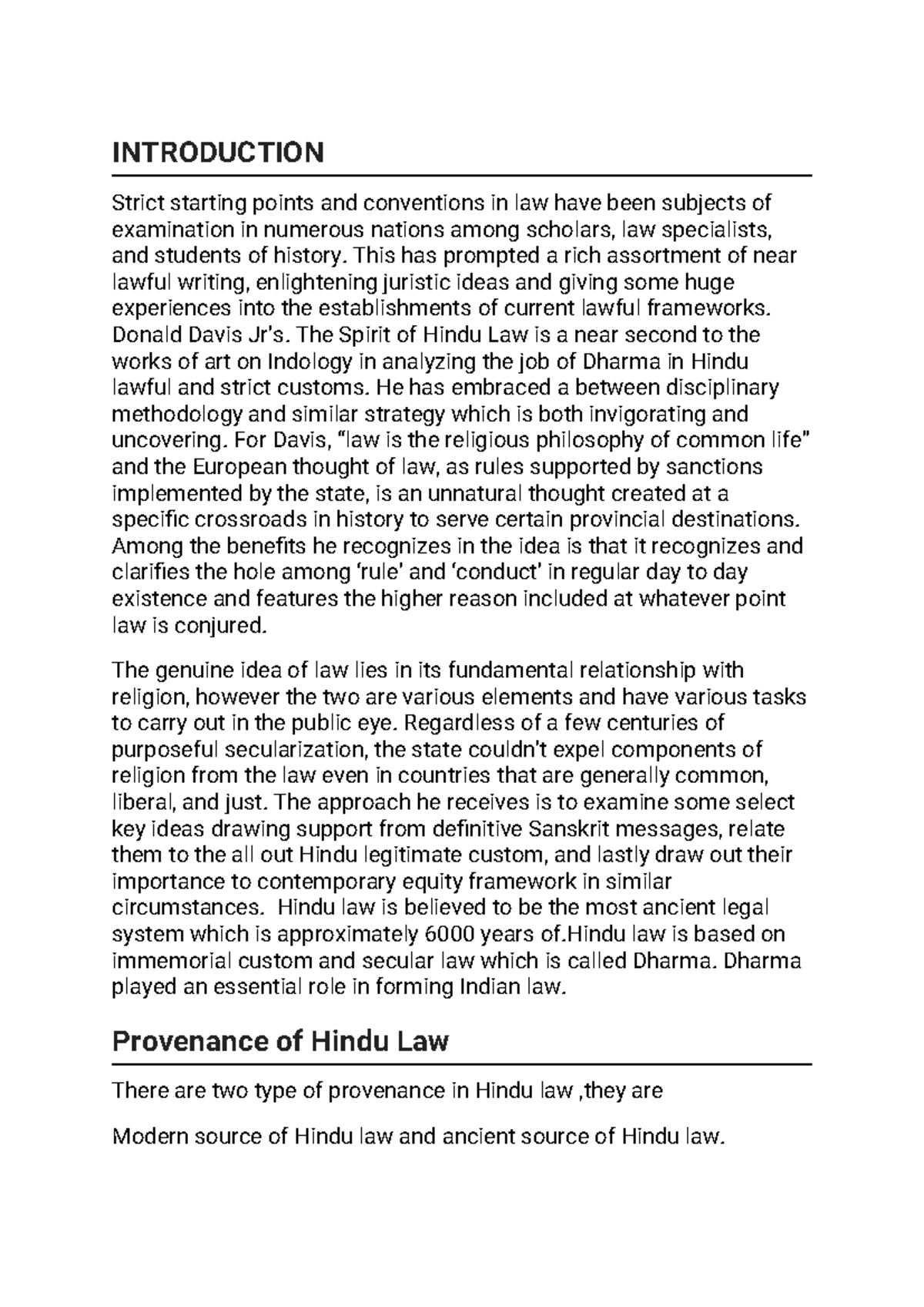 Classical Schools of Jurisprudence: Hindu and Muslim Perspectives - Studocu