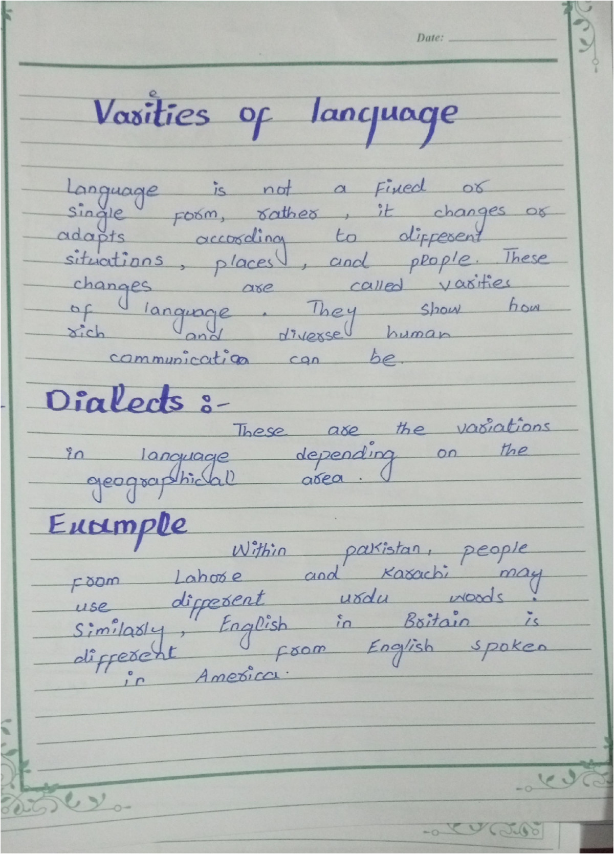 Exploring Varieties of Language: Dialects, Sociolects, and Idiolects ...