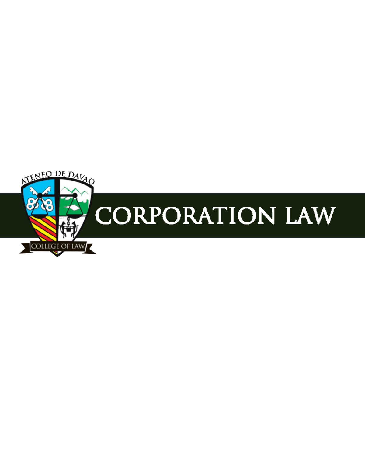 Corporation Law Overview and Key Concepts [COR-LAW 2020] - Studocu