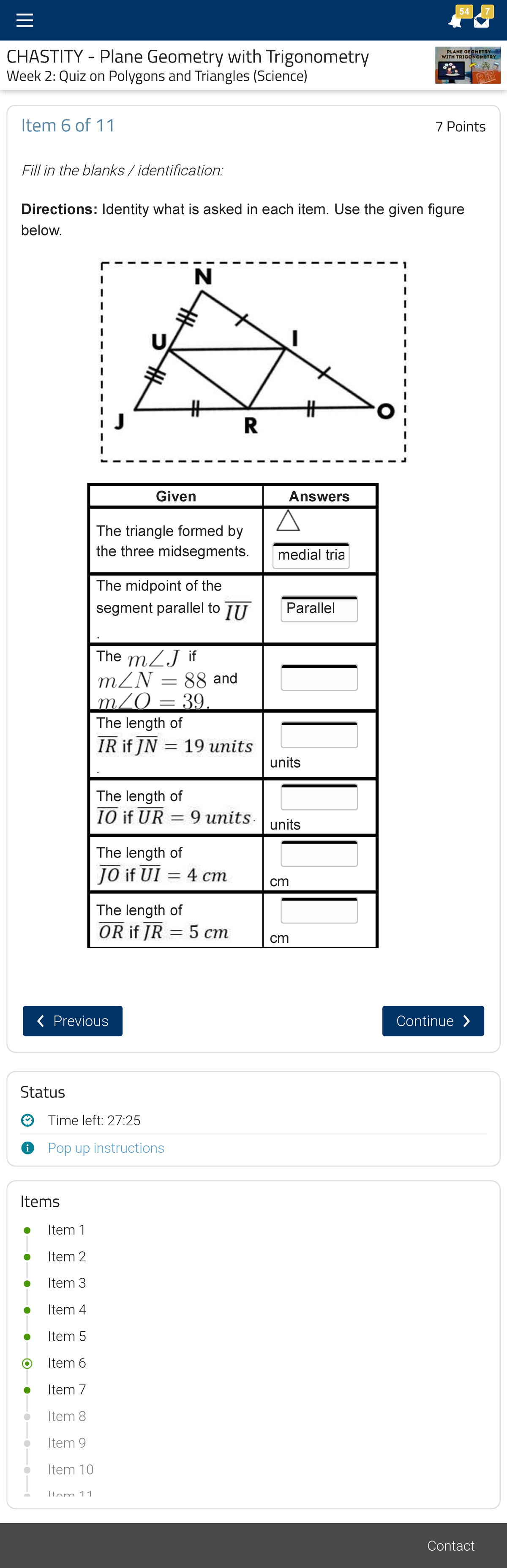 54 7 CHASTITY Plane Geometry with Trigonometry Week 2: Quiz on Polygons - Studocu