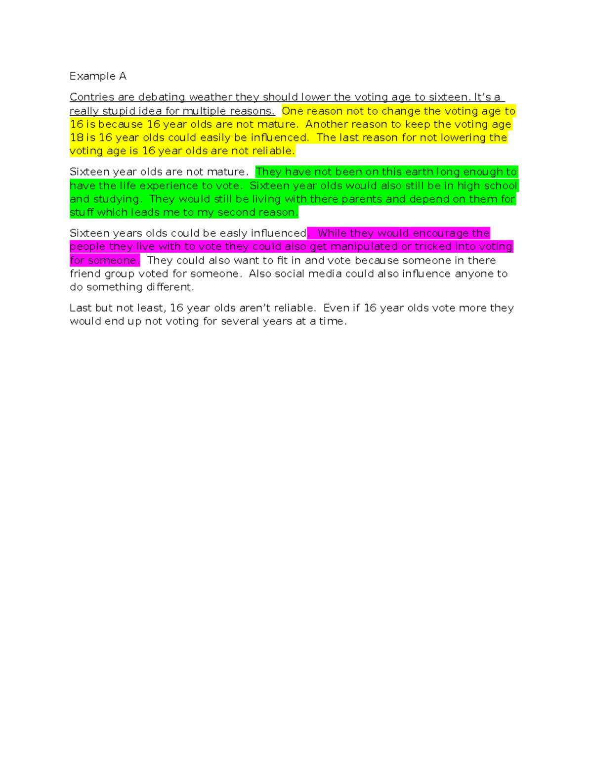 Voting Age Debate: Arguments Against Lowering to 16 - Studocu