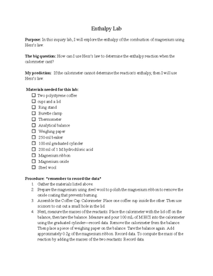 Lab: Solubility Student Guide - Copyright © Edgenuity Inc. Lab ...