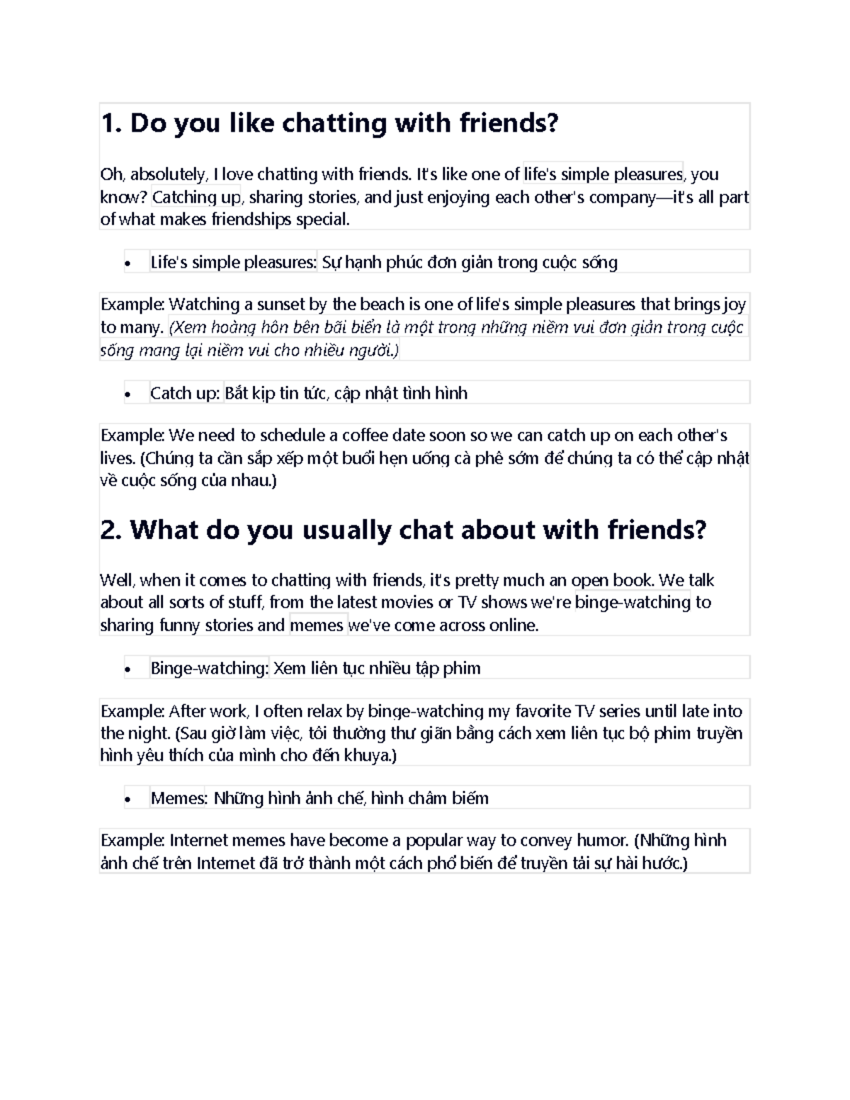 Chatting Insights - IELTS Study Notes on Communication - Studocu