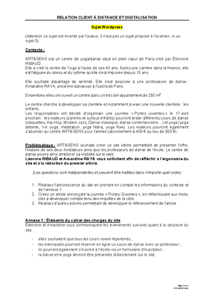 BTS NDRC Corrige-Sujet E5 2022 sujet faur - BREVET DE TECHNICIEN ...