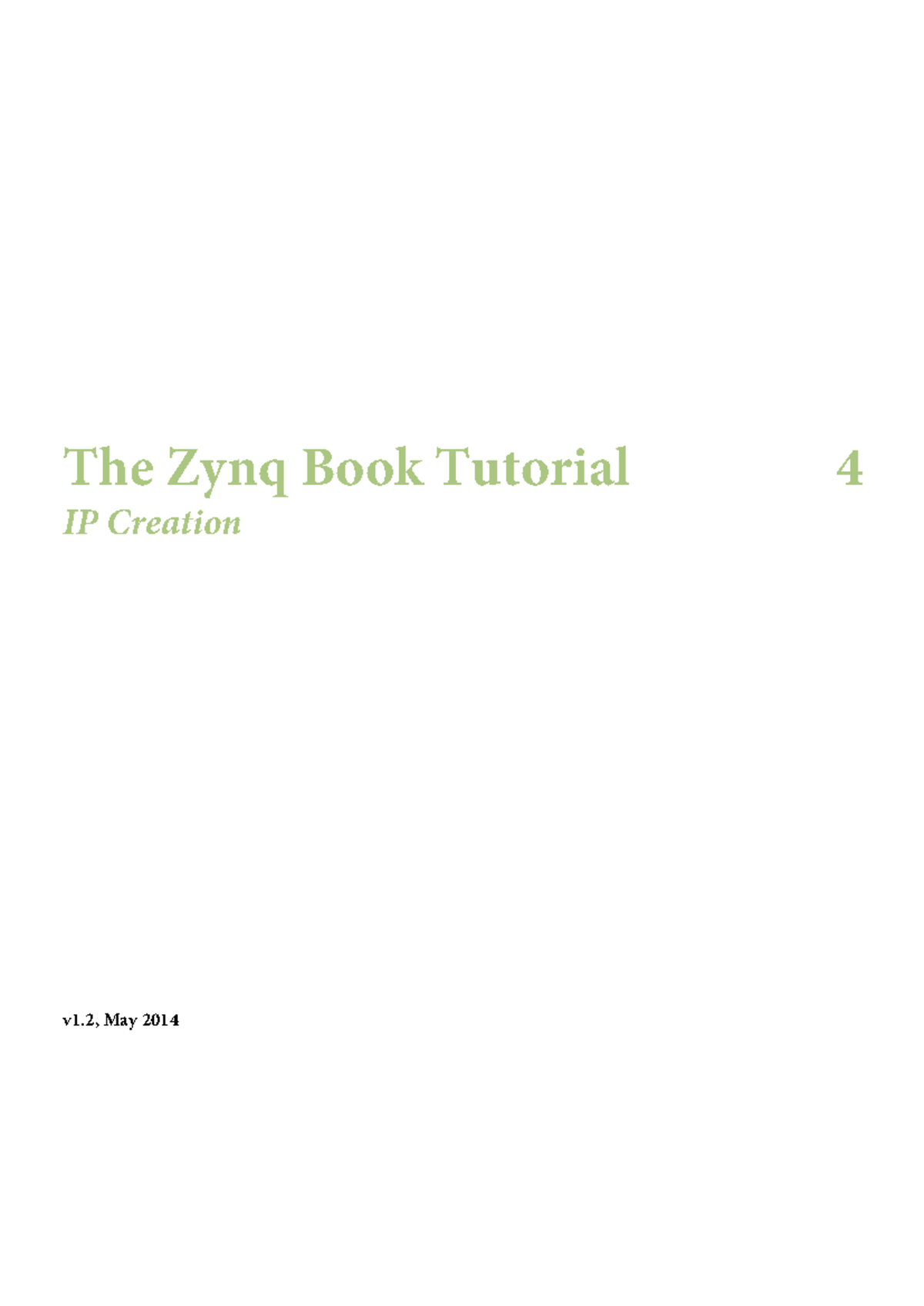 ZYNQ 101: IP Creation Tutorial for Vivado Design Suite - Studocu