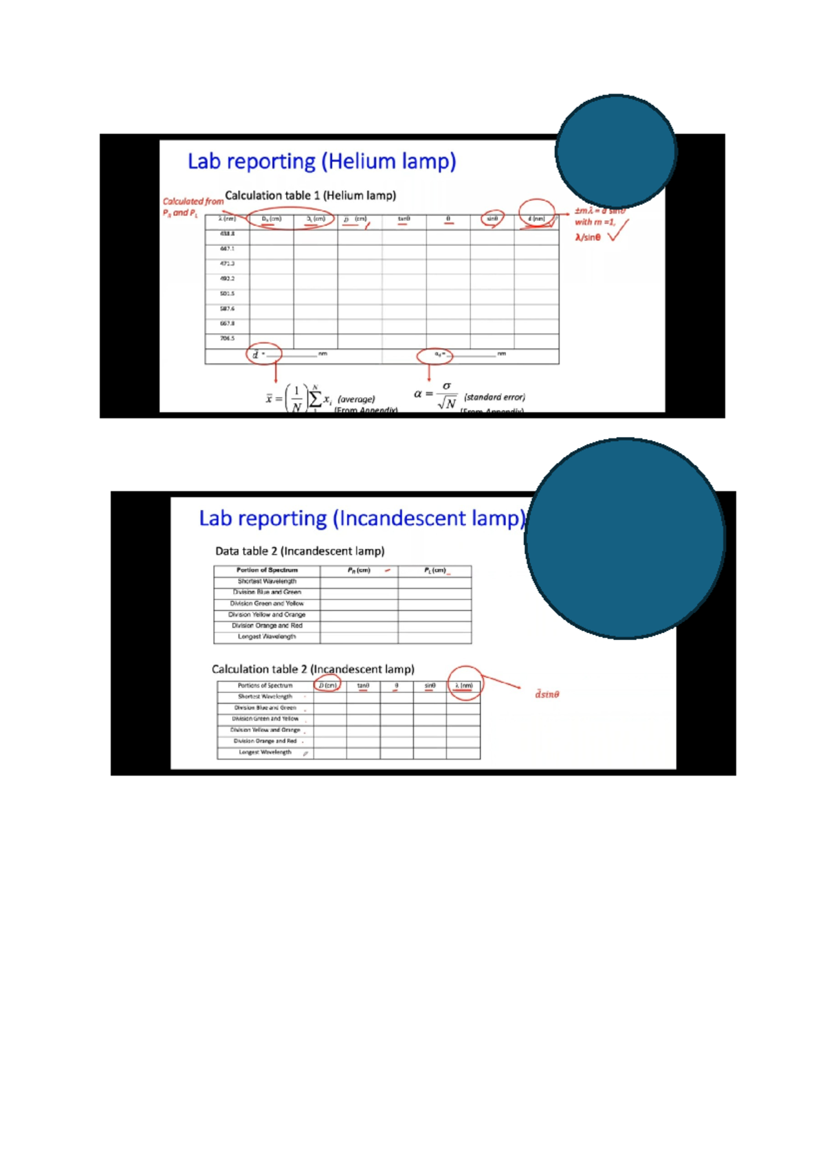 Lab 2 - Helium Lamp Report and Calculations - Studocu