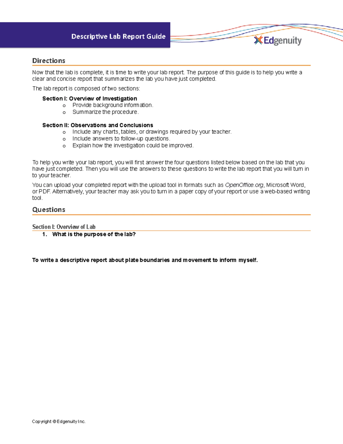 Ocean circulation lab report - Ocean Circulation Lab Report ...