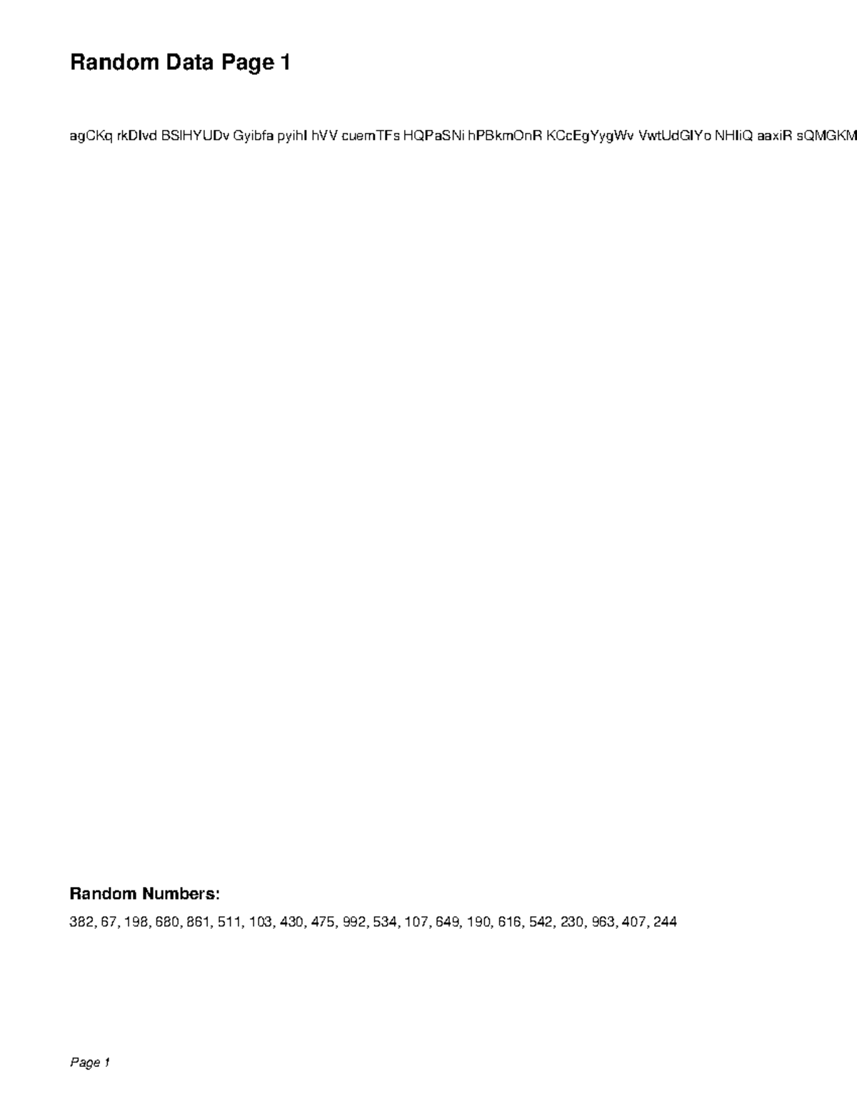 Random Data Notes - Top 2 Pages Analysis - Studocu