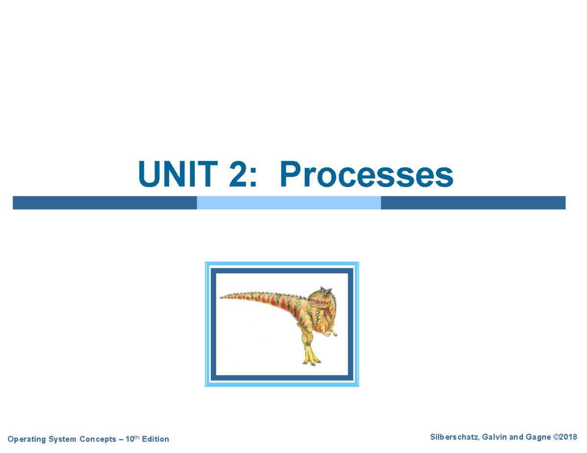 Unit 2: Operating System Concepts - Process Management Notes - Studocu